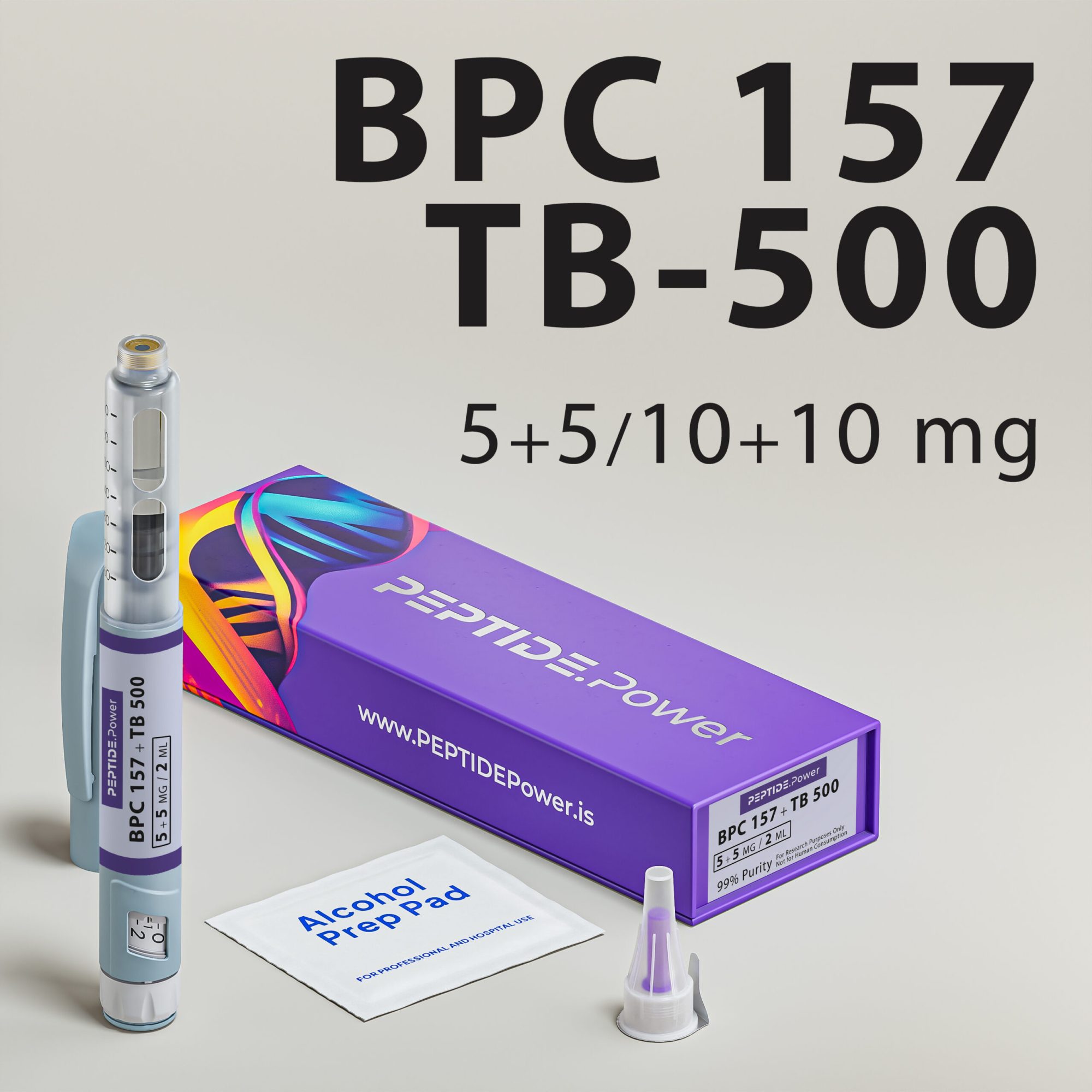 BPC-157 + TB-500 - Targeted Repair & Systemic Regeneration