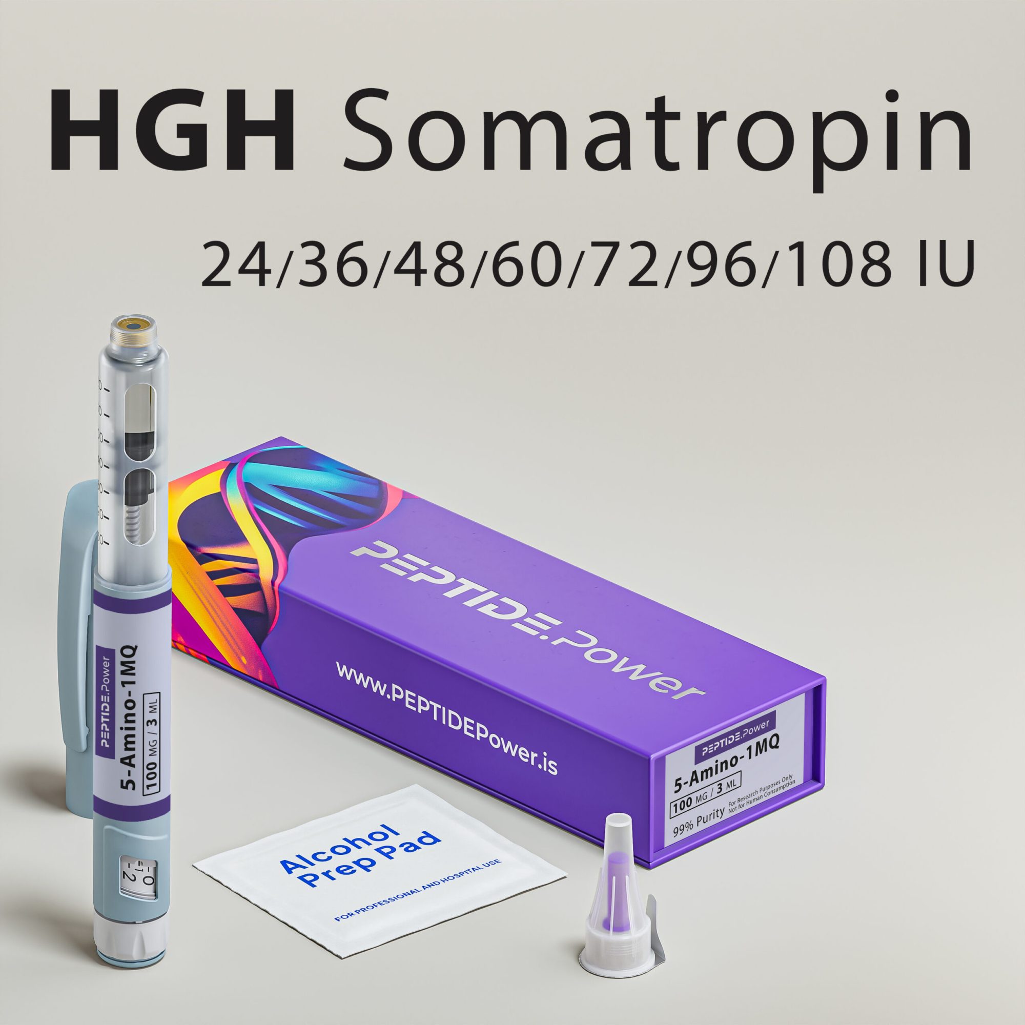 HGH (Somatropin) - Growth, Recovery & Cellular Renewal