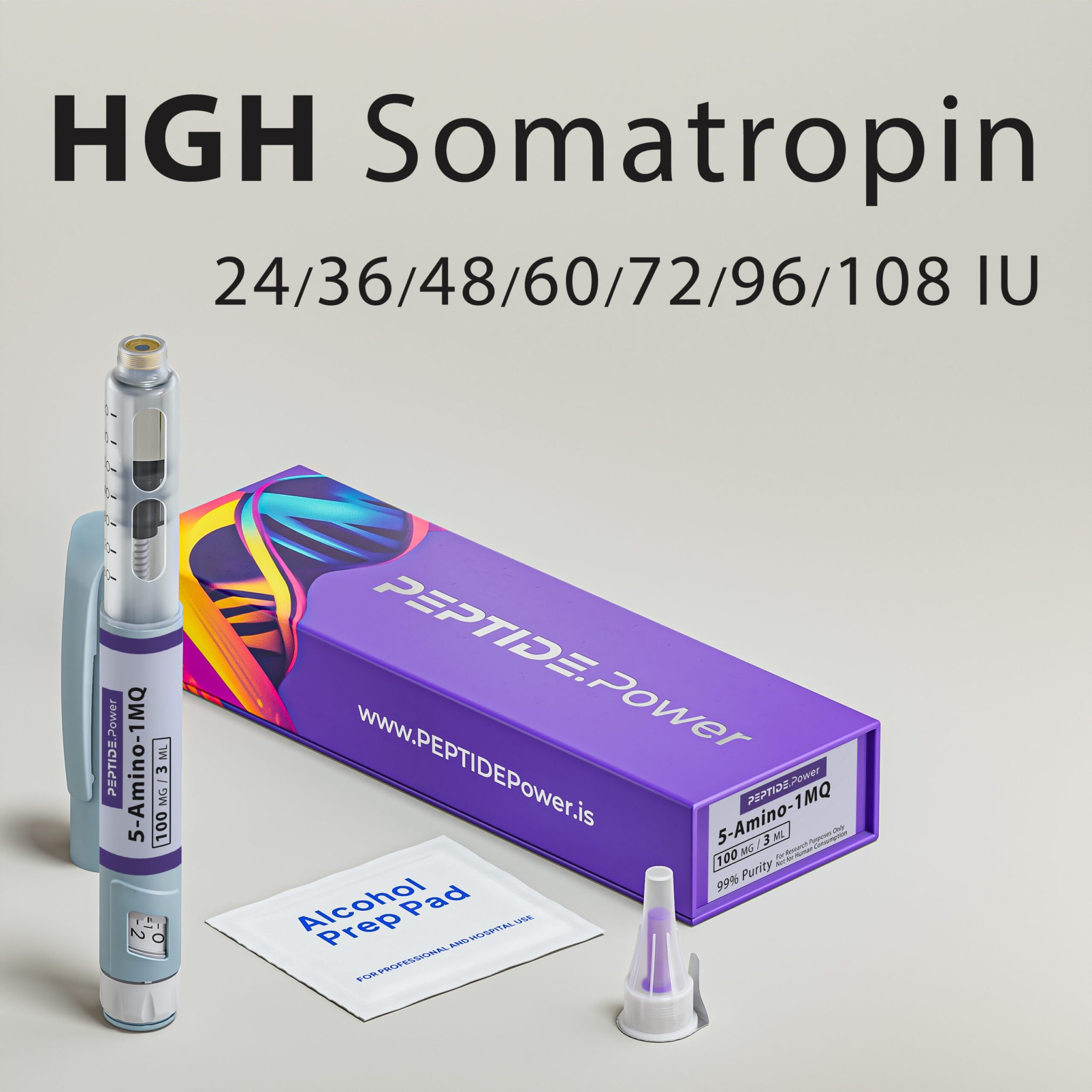 HGH (Somatropin) - Growth, Recovery & Cellular Renewal